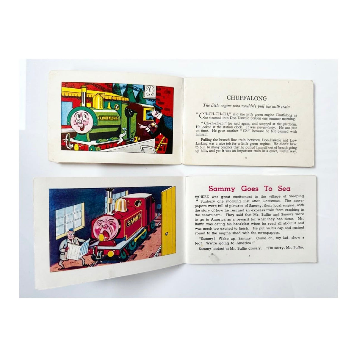 Set of Two Chuffalong Books, 1953 and 1959 – Colourful Fable