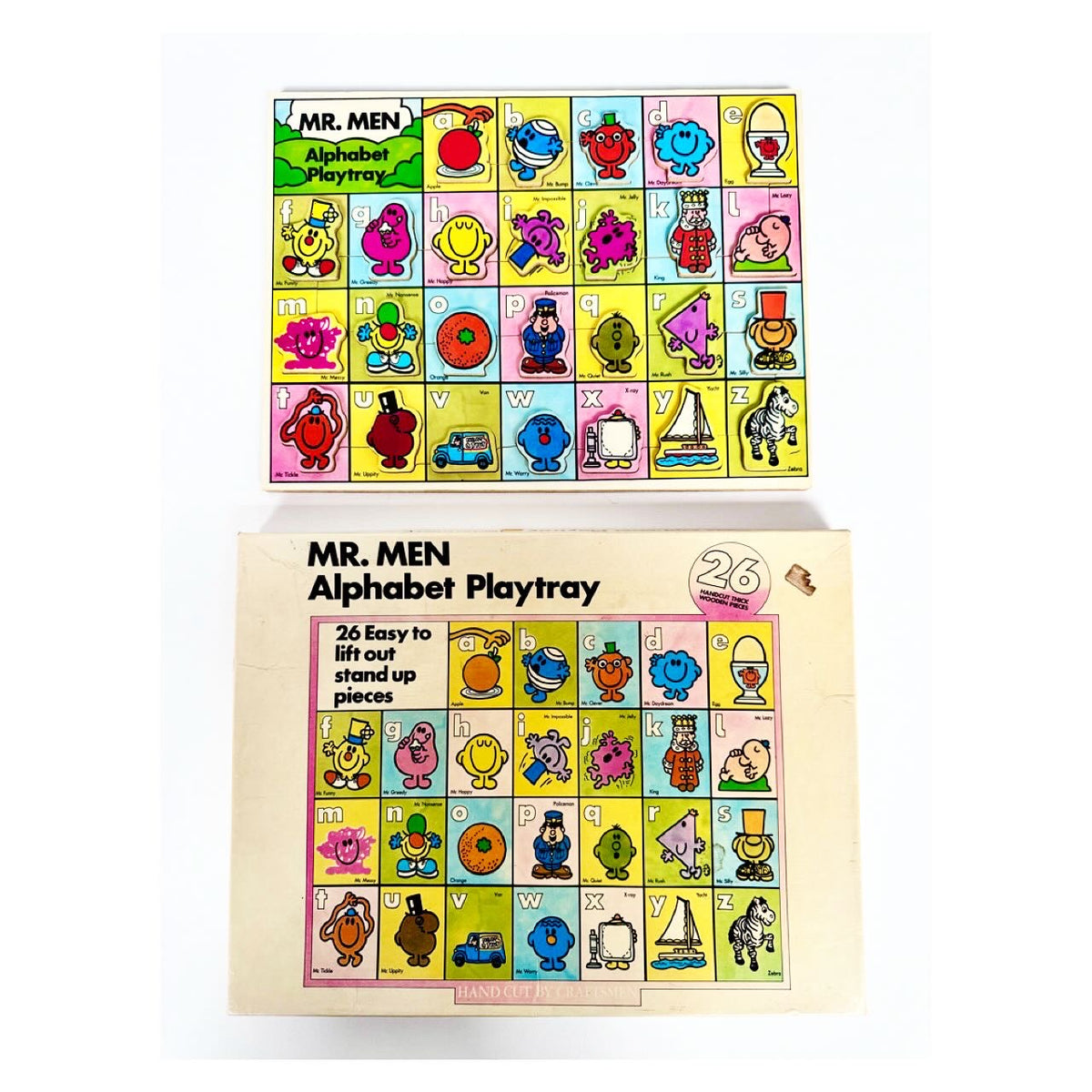 Mr. Men Alphabet Playtray, 1978 – Colourful Fable