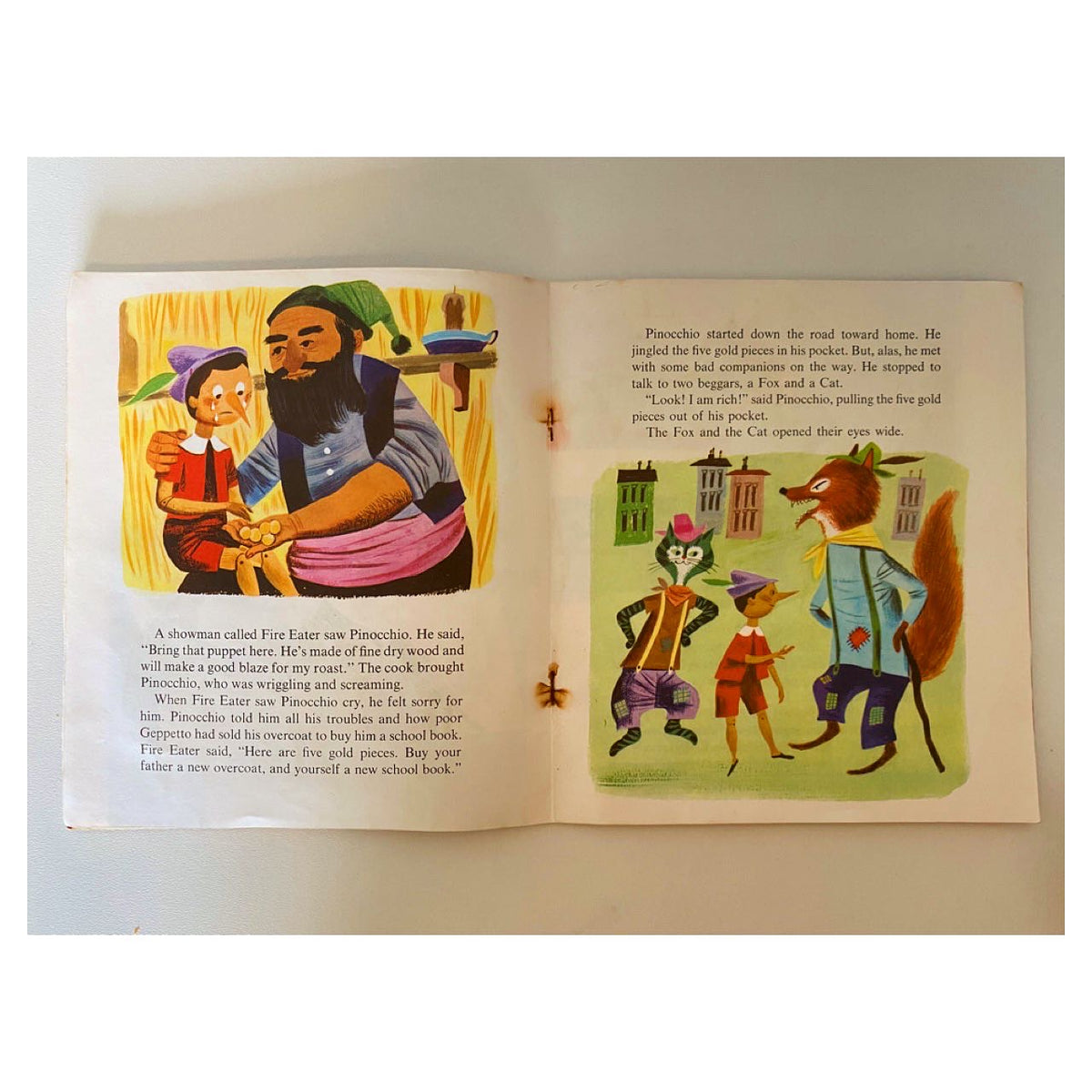 Pinocchio – book and record – Colourful Fable