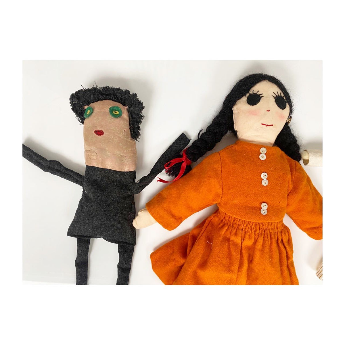 Trio of Handmade Dolls, 1920s – Colourful Fable